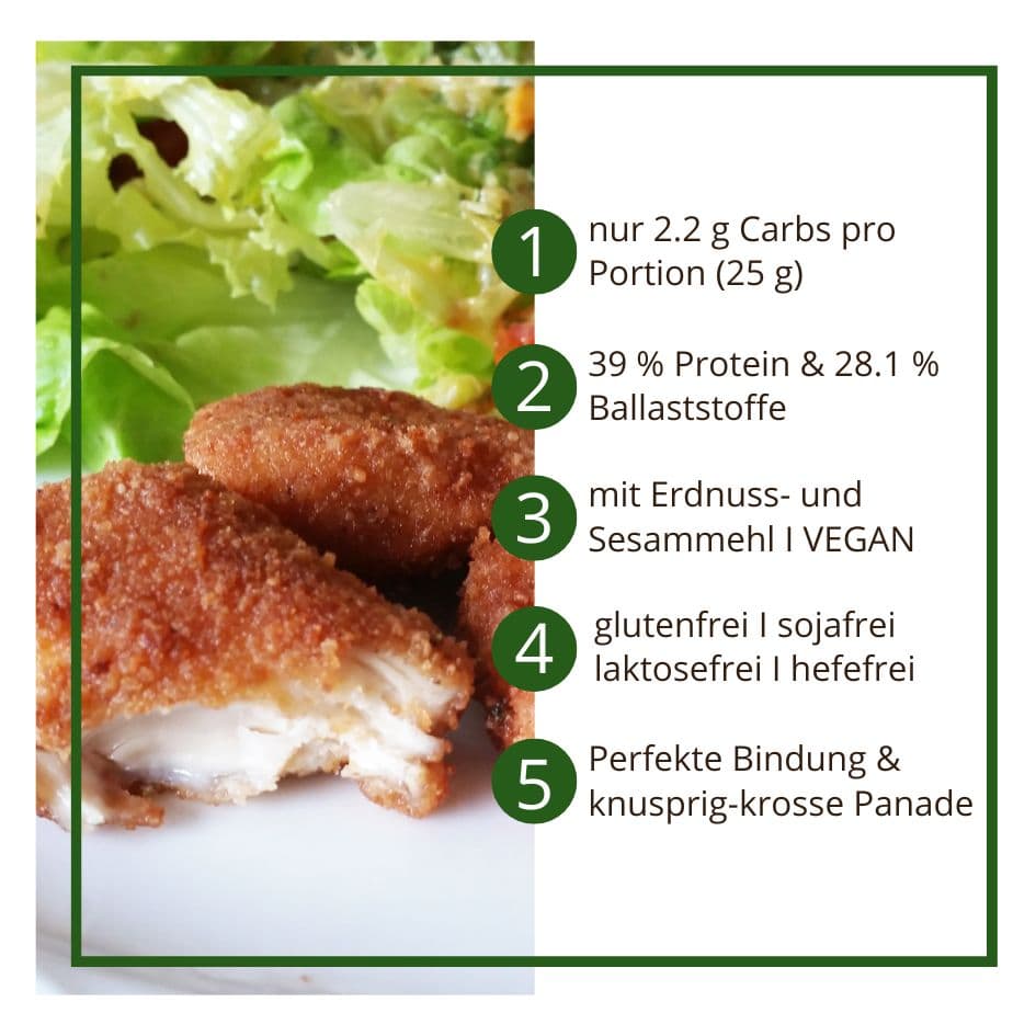 Paniermehl low-carb & glutenfrei 400 g - Dr. Almond Lowcarb Glutenfrei Shop